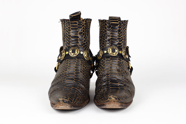 Classic 3 concho bootstraps – Hell Bent Leather